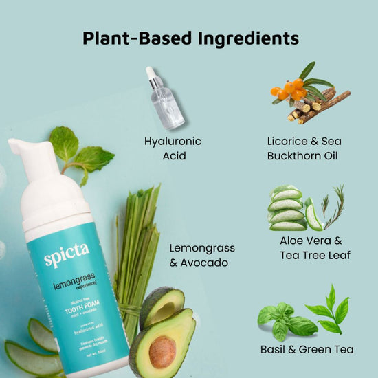 Spicta Lemongrass Mint Quick Tooth Foam ( 50 ml ) ( Full Size ...